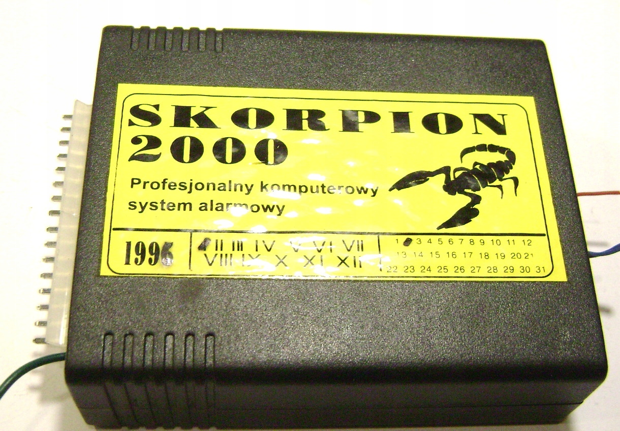Auto Alarm SKORPION 2000 centralka z 1995 r • Cena, Opinie - Allegro