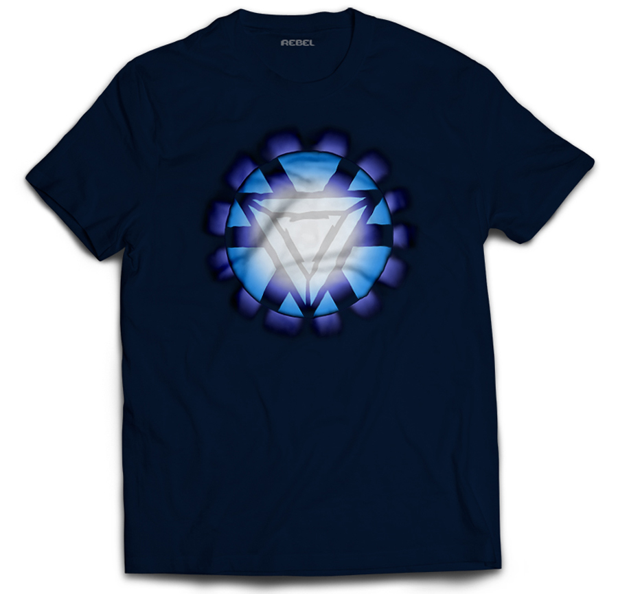 IRON MAN POWER CORE REAKTOR KOSZULKA PREZENT 4XL • Cena, Opinie • T ...