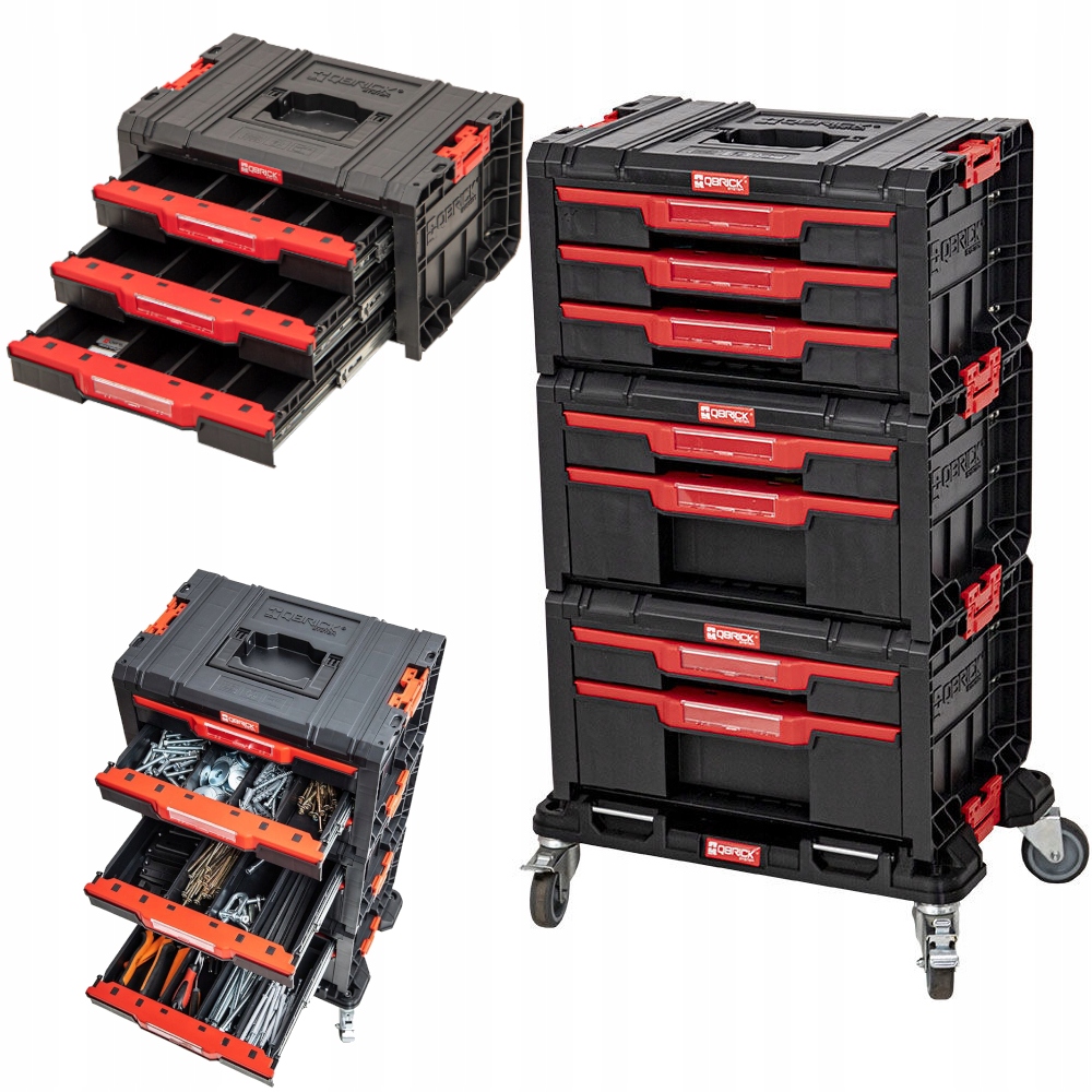QBRICK PRO DRAWER SET ZESTAW SKRZYNEK PLATFORMA (5901238258117) • Cena ...