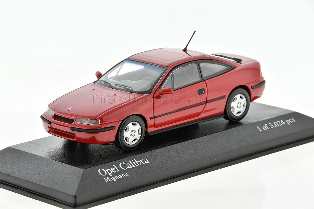OPEL Calibra 2.0i Red 1990 1/43 MINICHAMPS 400045720 • Opinie - Allegro