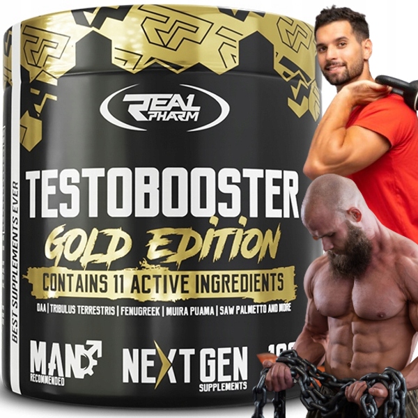 BOOSTER TESTOSTERONU DAA siła Real Pharm Testobooster Gold Edition 180 ...
