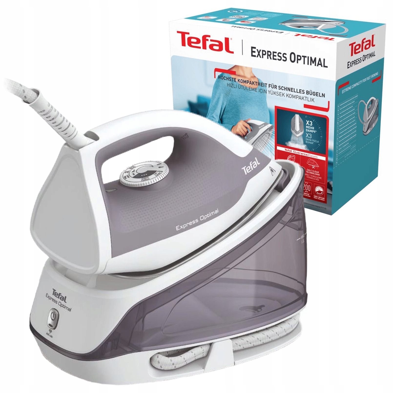 Parní generátor Tefal Express Optimal SV4111 2200 W - Allegro