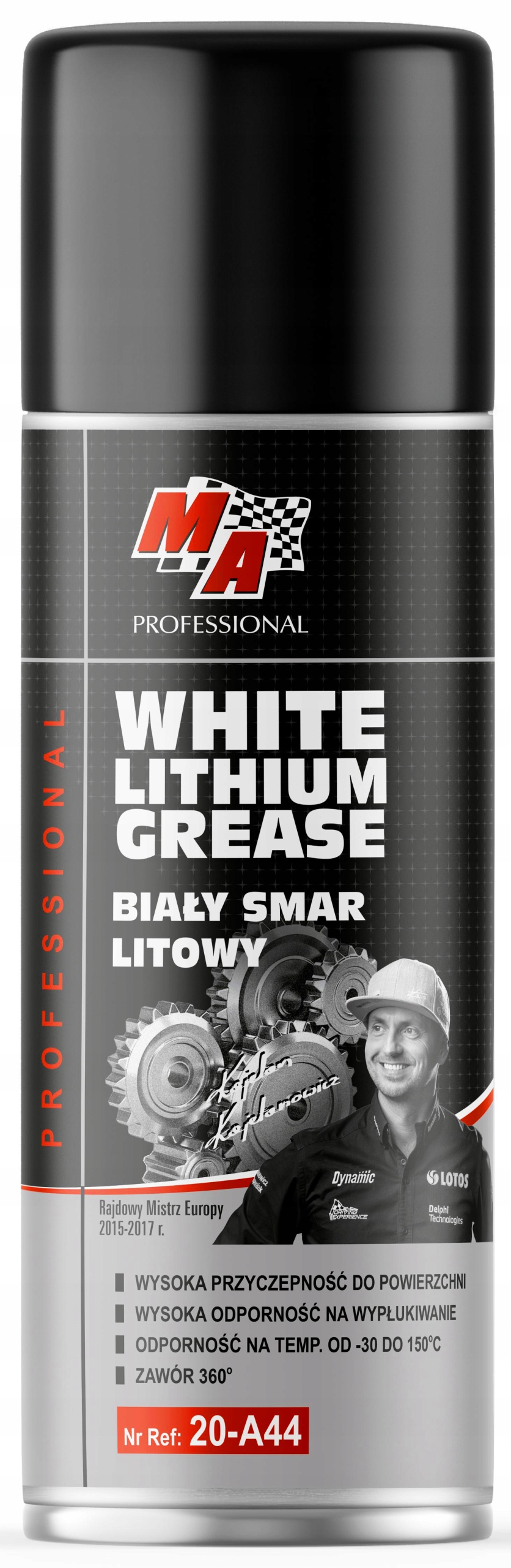 MA PROFESSIONAL - BIAŁY SMAR LITOWY WHITE LITHIUM GREASE - 400ML ...