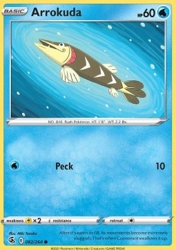 Karta Pokemon Arrokuda (FST 082) - Stan: nowy 1,29 zł - Sklepy, Opinie ...
