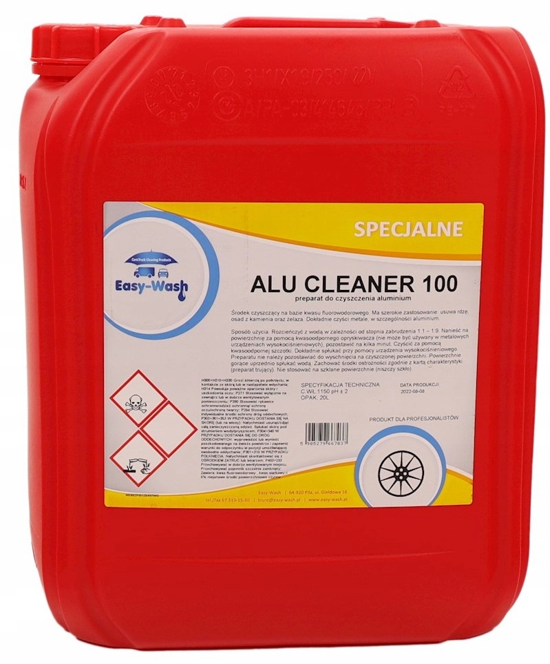 ALU CLEANER 20L EASY-WASH SUPER KWAS DO ALUMINIUM 5905279667037 za 249 ...