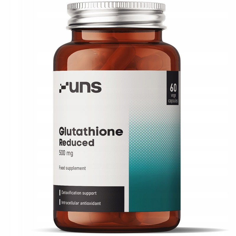 UNS Glutathione Reduced 500mg 60vegcap GLUTATION ZREDUKOWANY WĄTROBA ...
