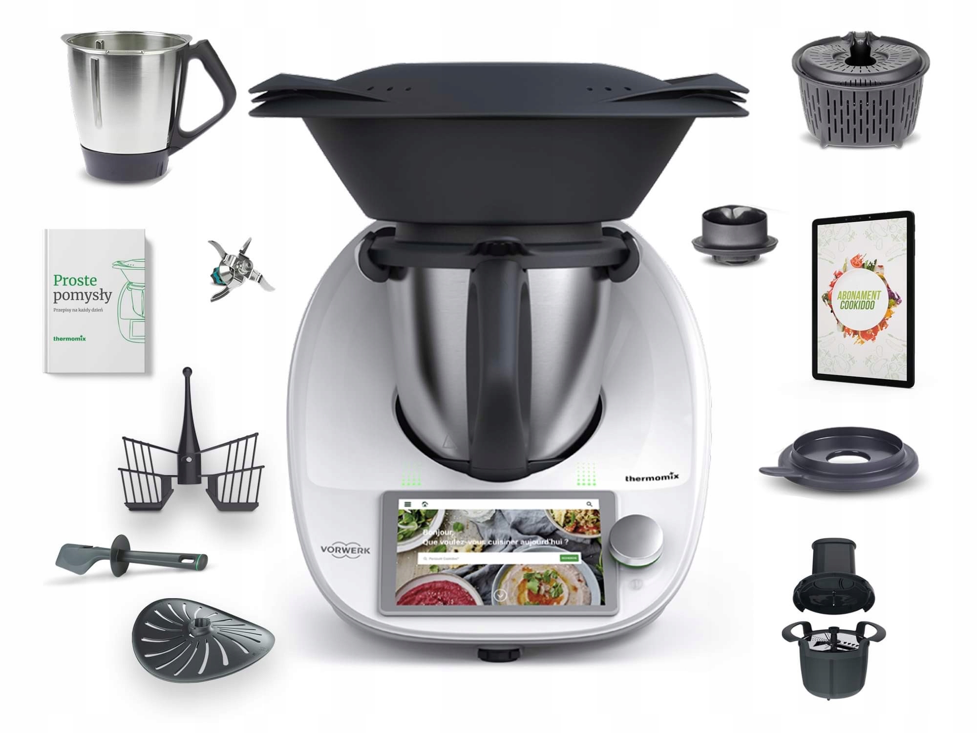 Thermomix TM6 2025+Cookidoo 1 rok+Full Pakiet Gigantyczny - Sklep ...