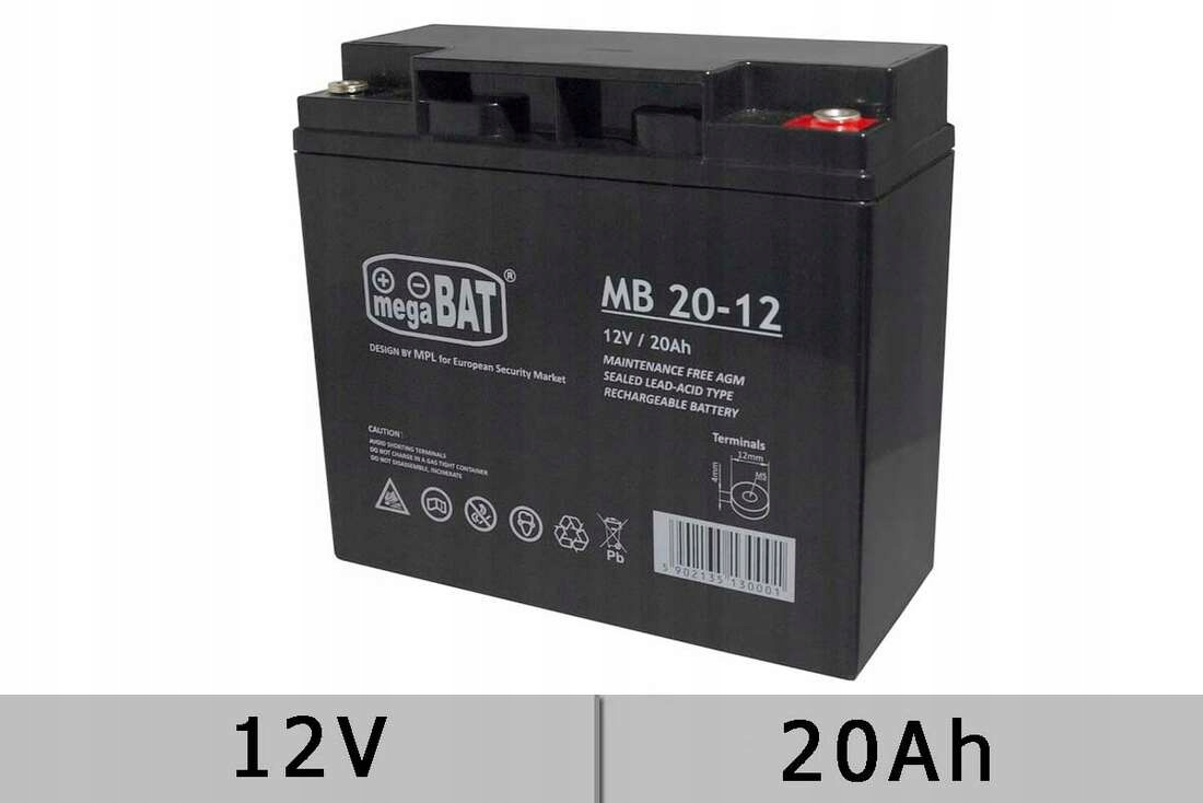 Akumulator 12V 20Ah AGM VRLA do samochodu/motoru - Sklep, Opinie, Cena ...