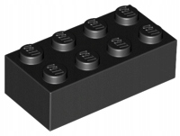 LEGO Kostka Cihla 2x4 Černá 300126 3001 za 10 Kč - Allegro