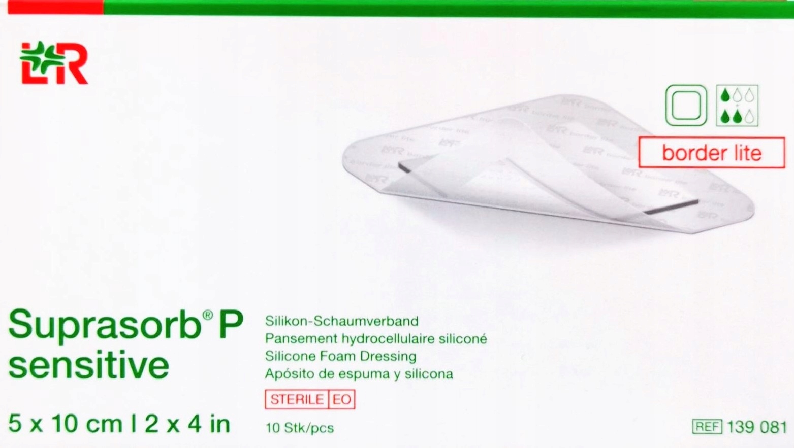 Opatrunek piankowy Lohmann & Rauscher Suprasorb P sensitive 5 cm x 10 ...