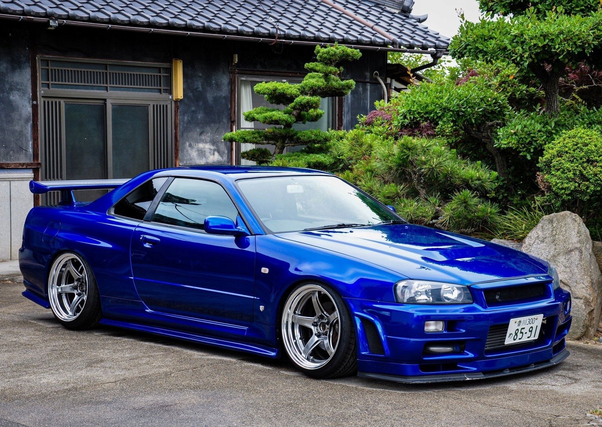 Plakat Nissan Skyline R34 GT-R bez ramy 42 x 29,7 cm • Cena, Opinie ...