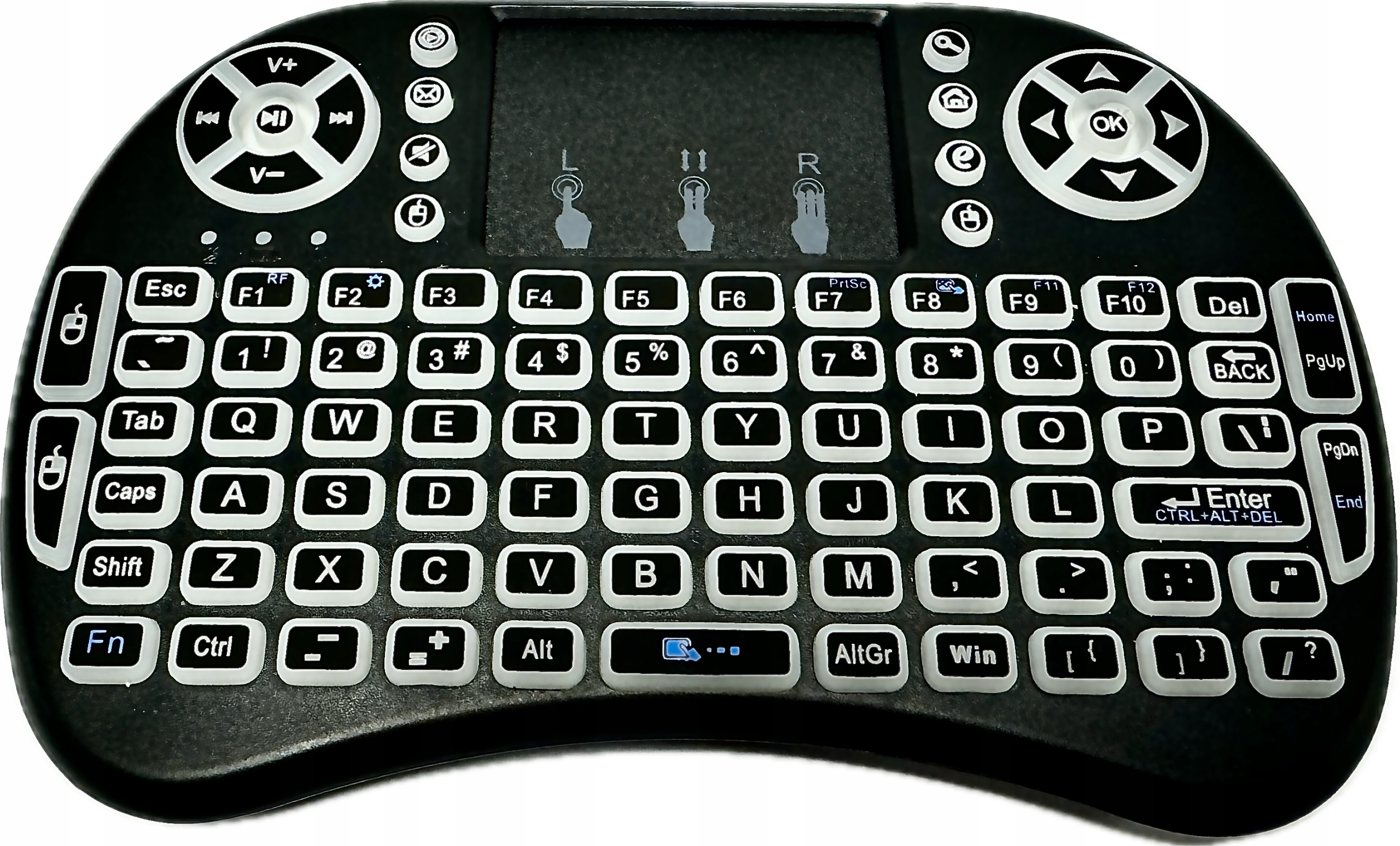 MINI KLAWIATURA BEZPRZEWODOWA LED BT PC SMART TV - Sklep, Opinie, Cena ...