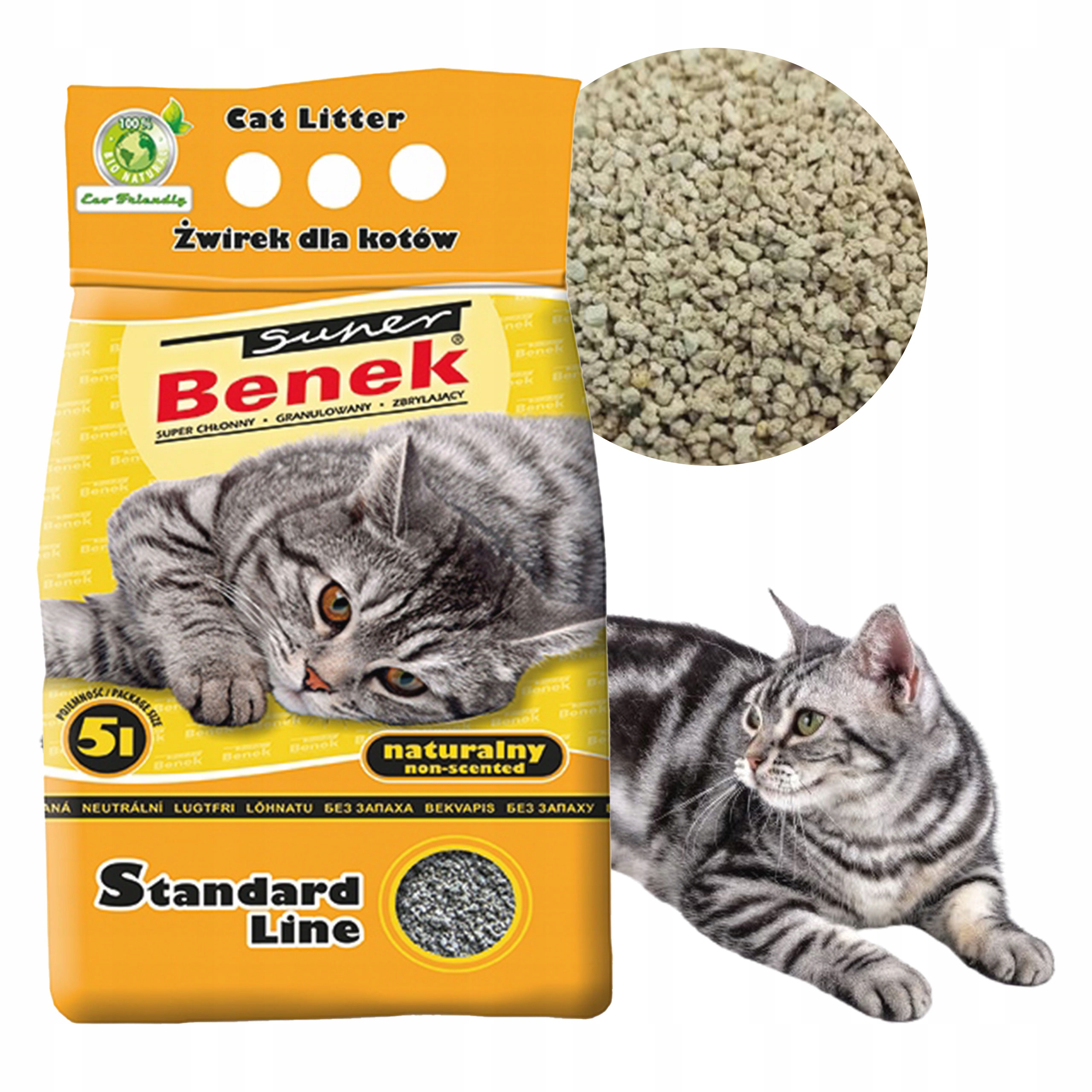 Super Benek żwirek bentonitowy 5 l (5905943309874) • Cena, Opinie ...