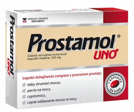 Prostamol Uno 320 mg 60 kapsułek prostata (5909990693931) • Cena ...