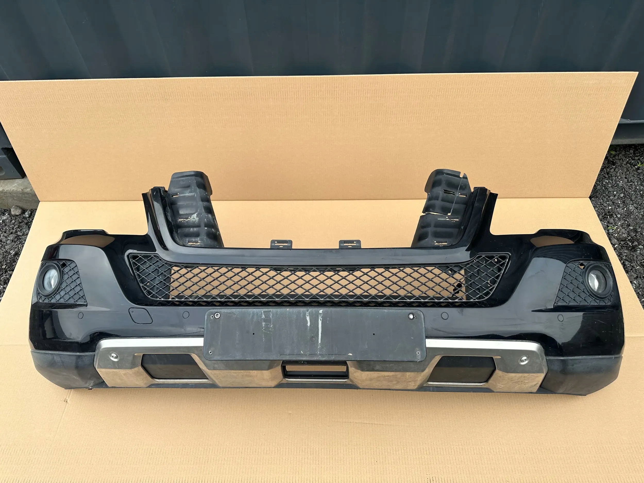 ZDERZAK MERCEDES ML W164 LIFT 2008-2011 KOMPLET SUPER STAN ORYGINAŁ ...