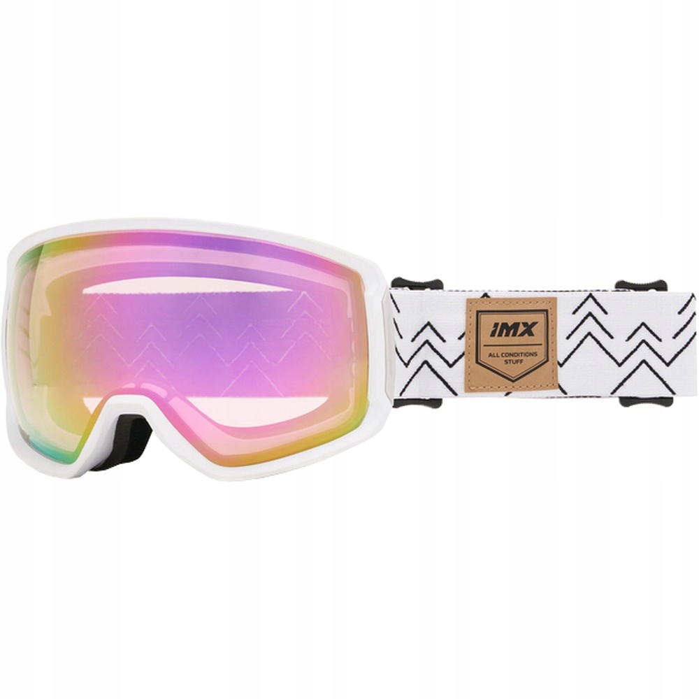 GOGLE SNOWBOARDOWE IMX PEAK GREEN MATT/SAND - SZYBA PODWÓJNA GOLD ...