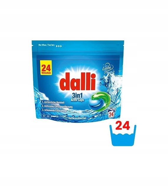 Kapsułki do prania Dalli 24 szt. (4012400520251) • Cena, Opinie • Kapsułki i tabletki do prania ...