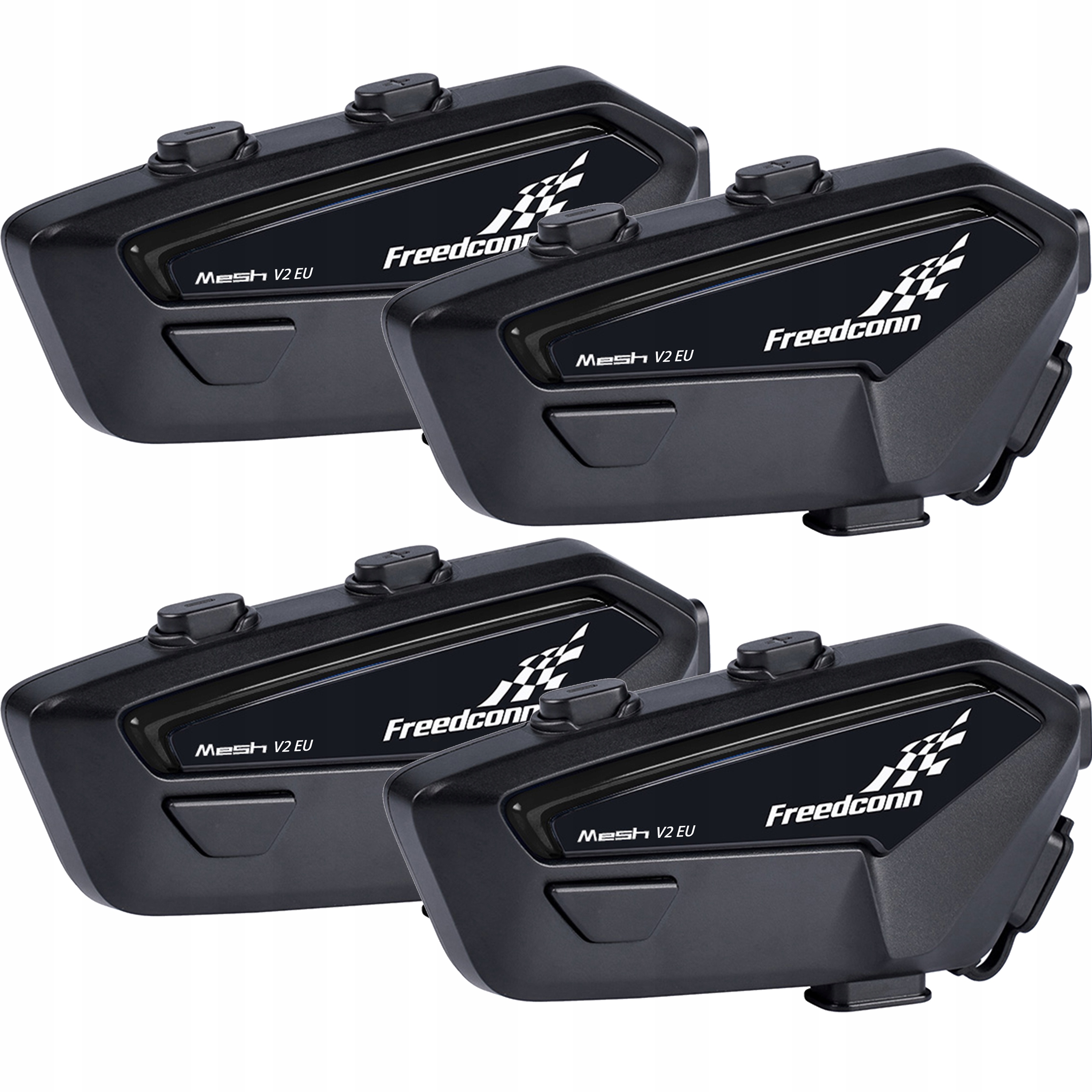 FreedConn Interkom motocyklowy FX PRO V2 do 6 osób Mesh polskie ...