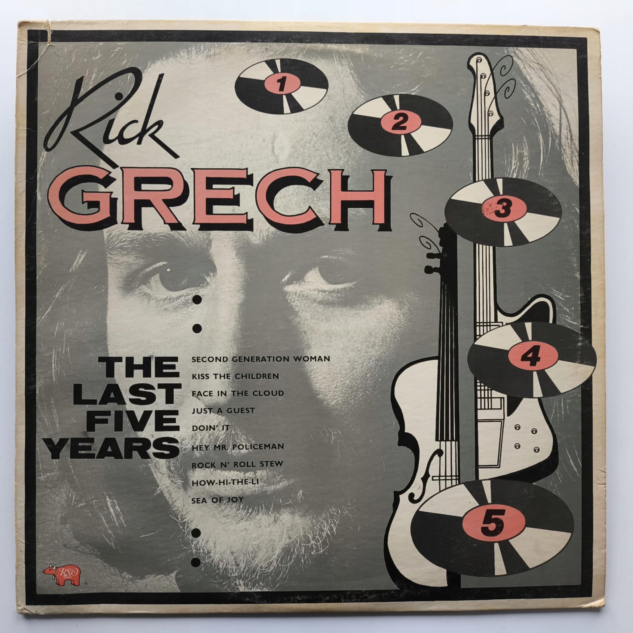 Rick Grech - The Last Five Years # LP 1 Press 73' USA OIS Insert EX ...