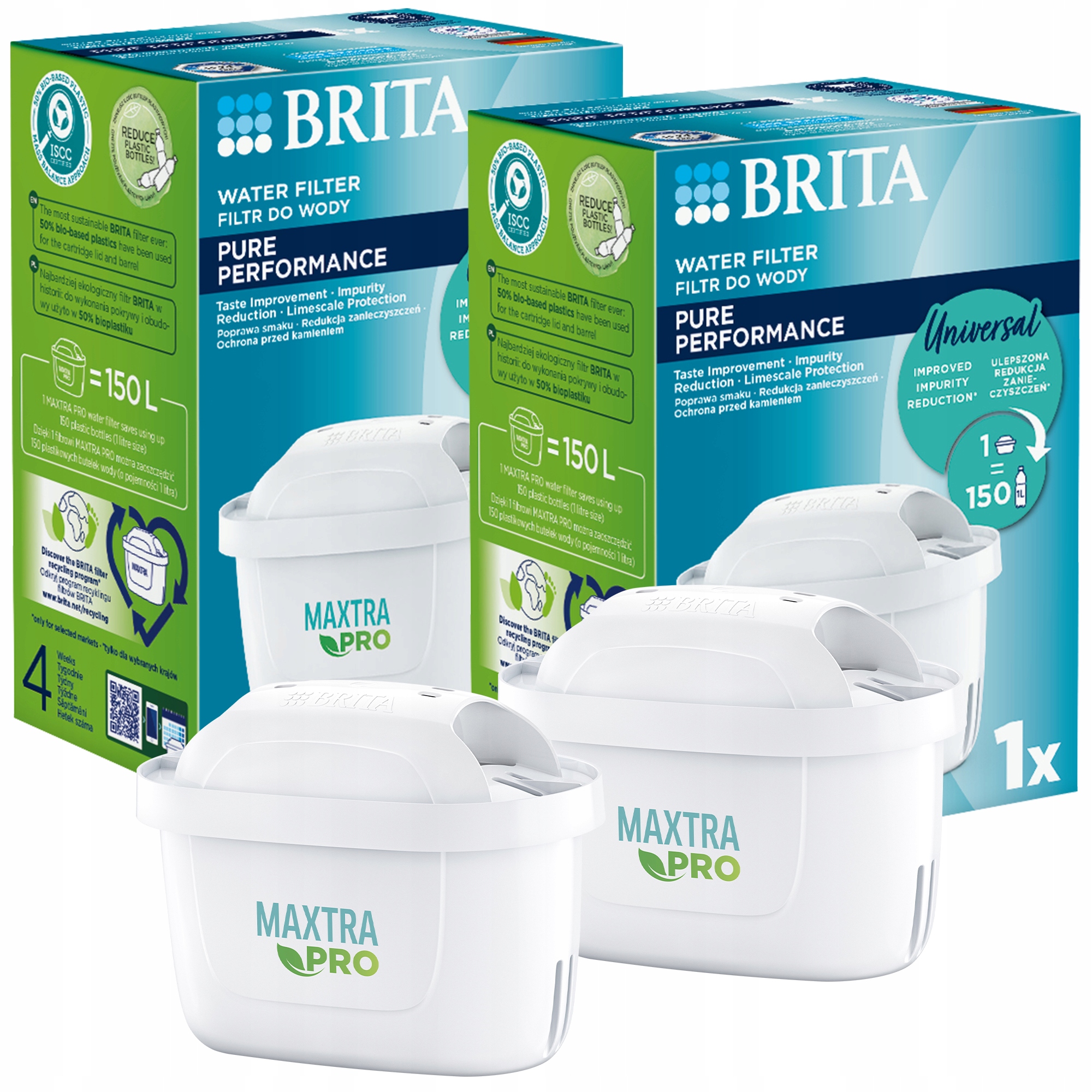 Wkład filtrujący do dzbanka Brita Maxtra PRO Pure Performance 2 szt ...