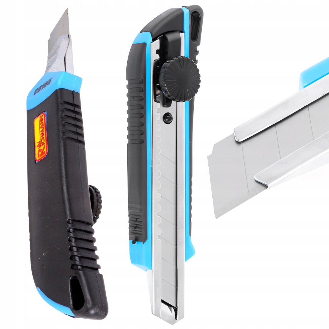 UNIWERSALNY NÓŻ DO TAPET STYROPIANU TECHNICZNY 18mm C9105 RICHMANN ...