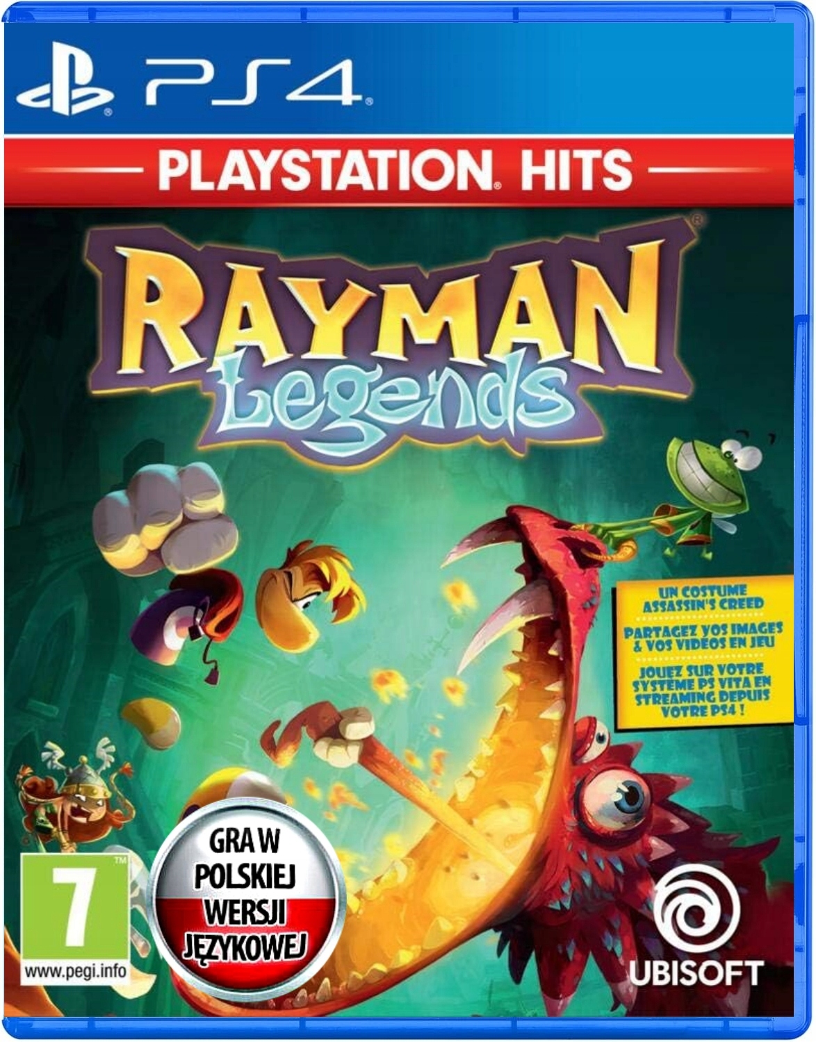 RAYMAN LEGENDS - Polski dubbing ! - PS4 / PS5 - Płyta Blu-ray - Stan ... RAYMAN LEGENDS - Polski dubbing ! - PS4 / PS5 - Płyta Blu-ray - Stan ...