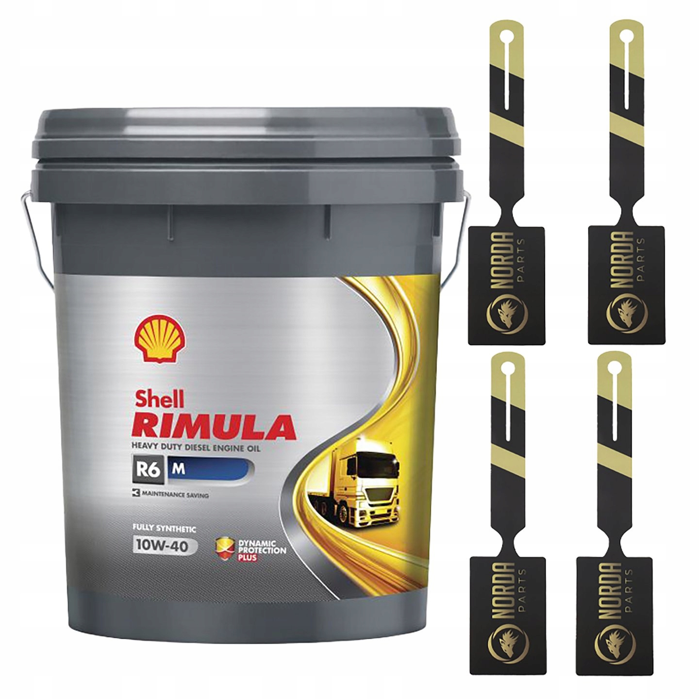 Olej Silnikowy Shell Rimula R6 M 10w40 20L + Zawieszki Olejowe ...
