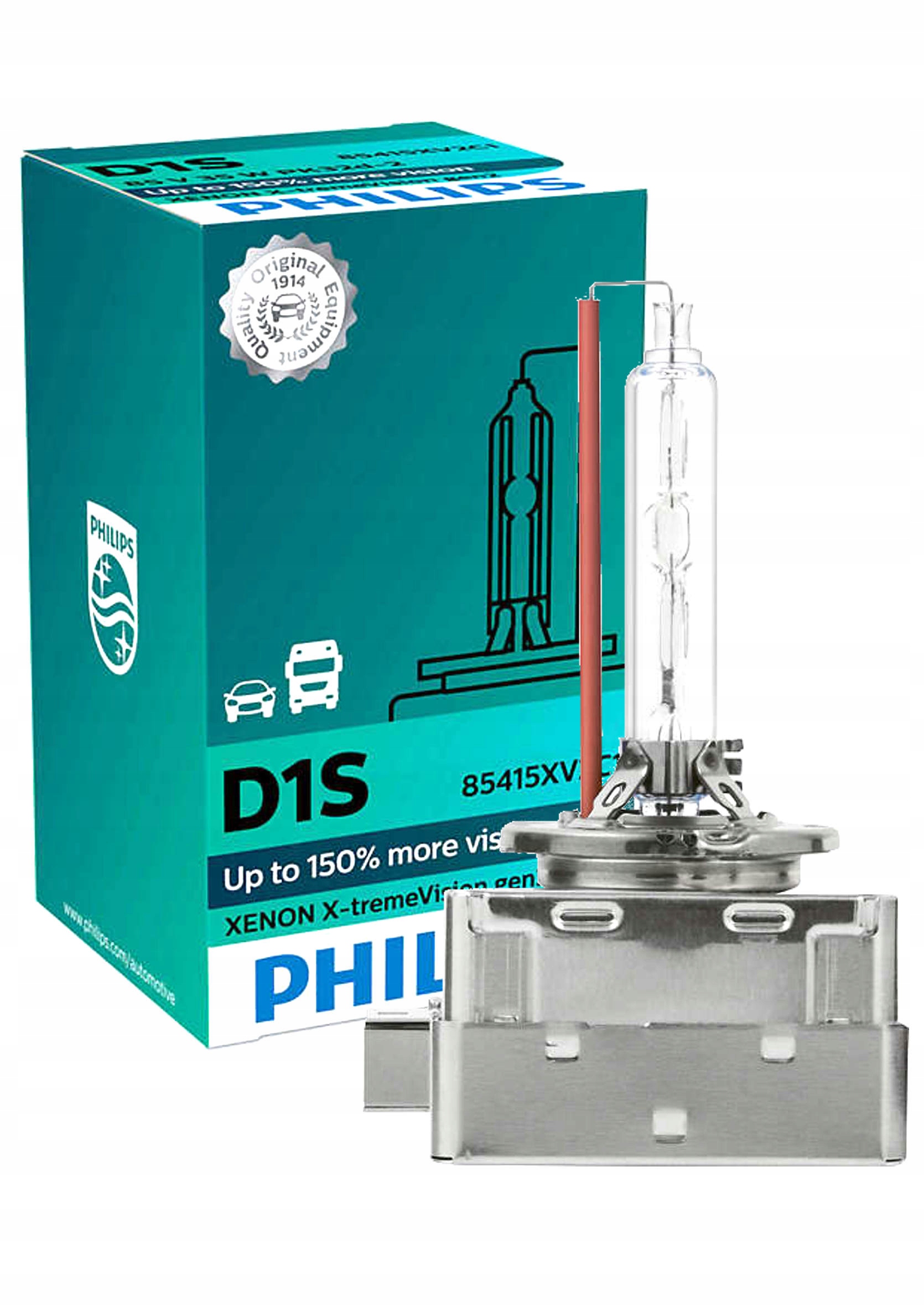 Philips D1S X-Treme Vision Xenon Żarnik 4800K 8727900377019 za 299 ...
