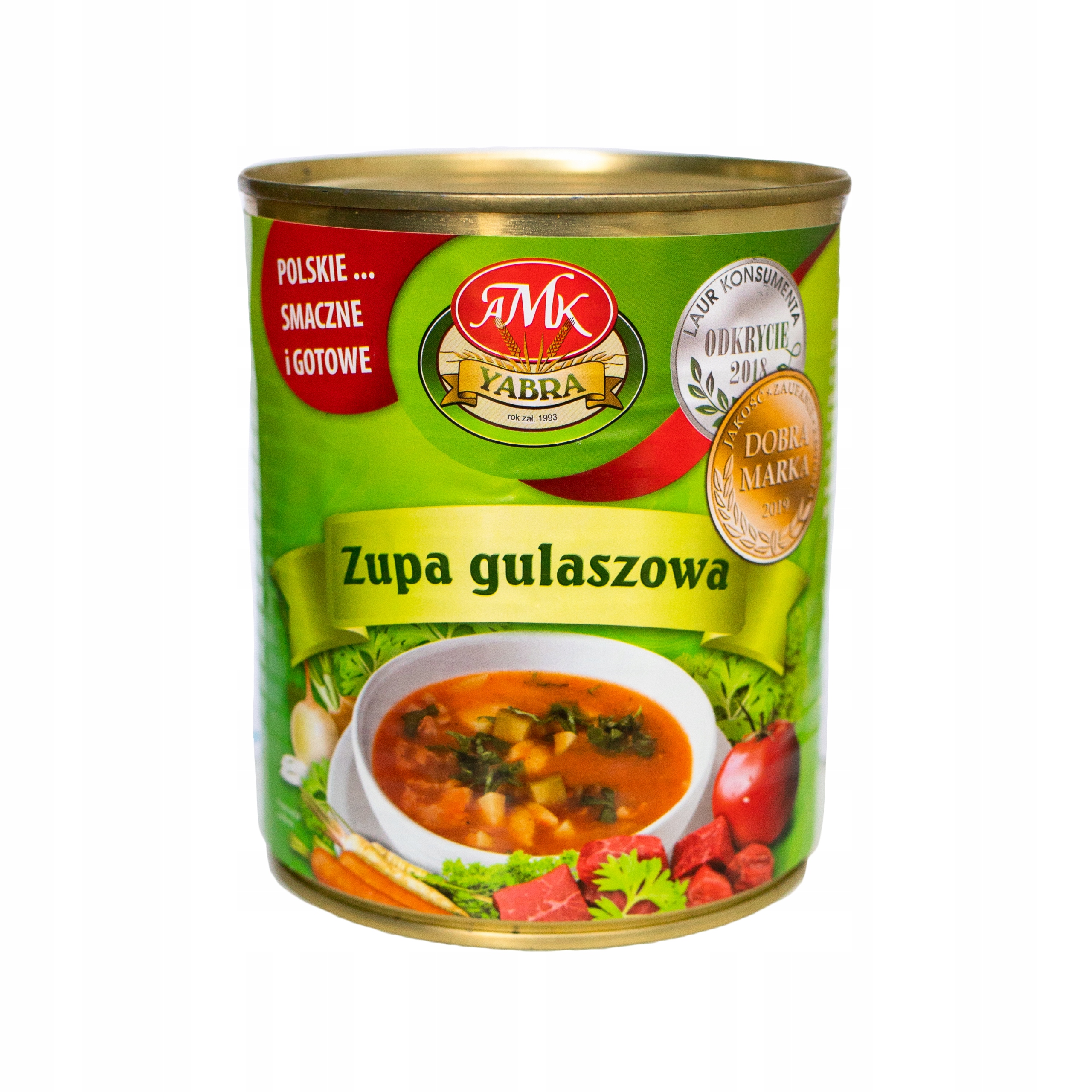 Zupa gulaszowa AMK Yabra 800 g - porównaj ceny - Allegro.pl