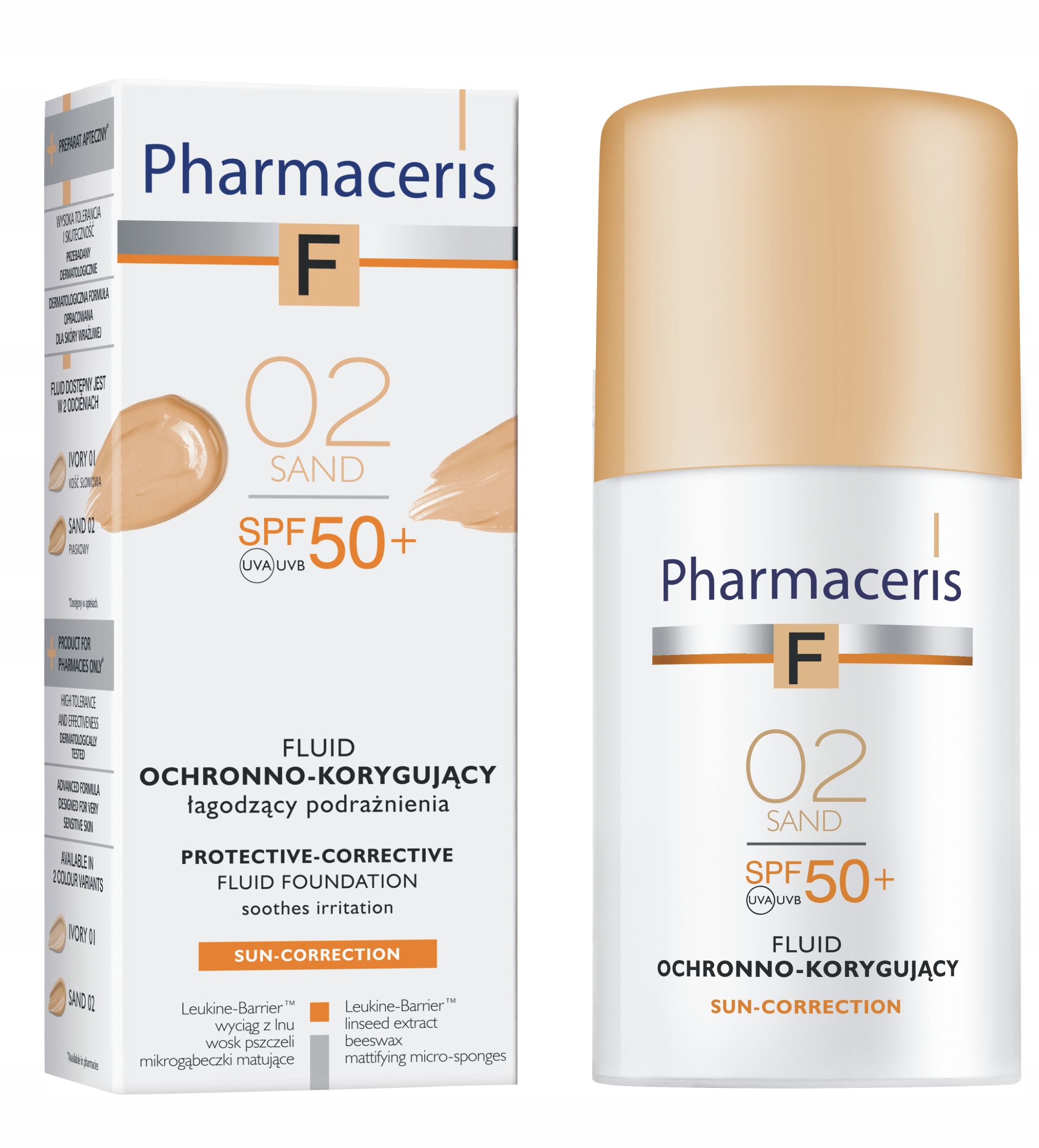 Pharmaceris F SAND podkład do twarzy 30 ml SPF 50+ (5900717154216 ...