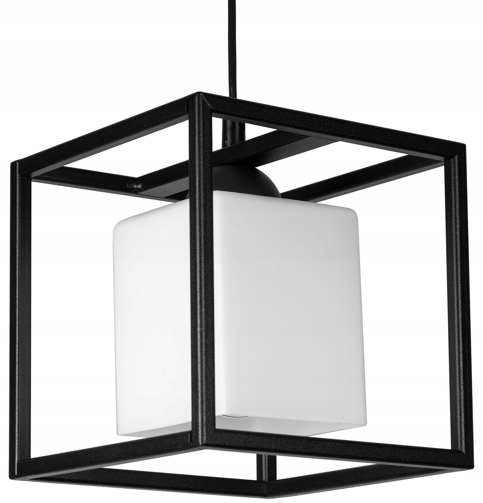 NOWOCZESNA LAMPA SUFITOWA PLAFON ŻYRANDOL KLATKA LOFT BIAŁY KLOSZ LED ... NOWOCZESNA LAMPA SUFITOWA PLAFON ŻYRANDOL KLATKA LOFT BIAŁY KLOSZ LED ...