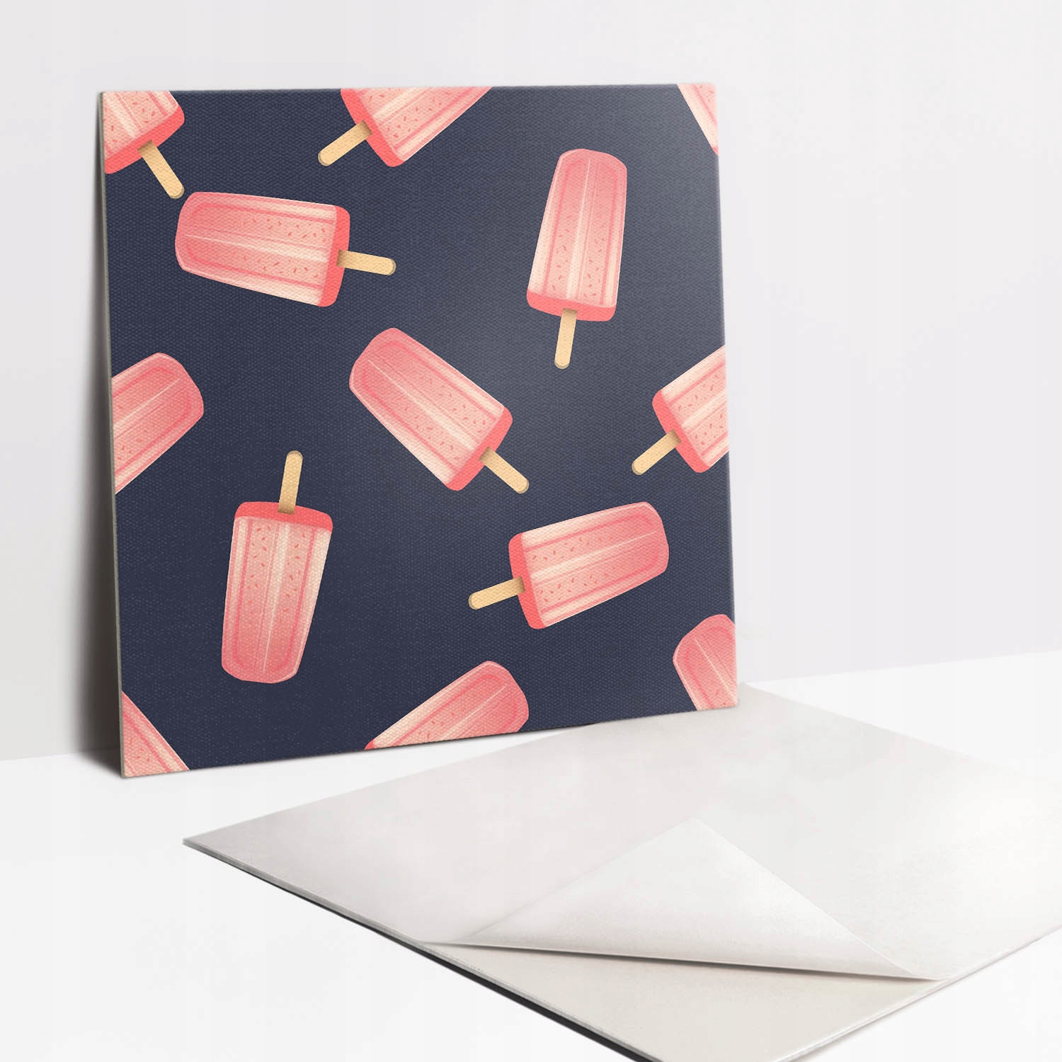 PVC panel öntapadós fali csempe padló rajz jég pálcika za 15550.00HUF ...