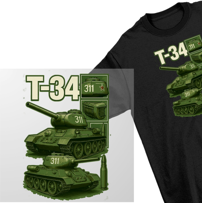 Szovjet tank T-34-85 Dekoráció 20cm-ig za 920.00HUF-ért - Allegro