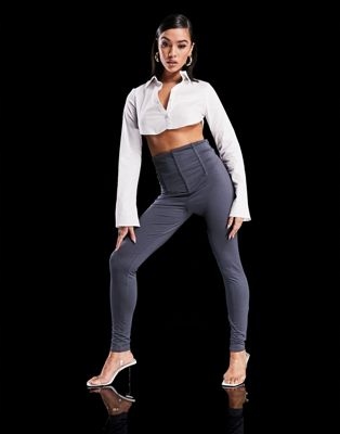 ASYOU ŠEDÉ LEGÍNY S VYSOKÝM PASEM 38 M 1VAI za 120 Kč - Allegro