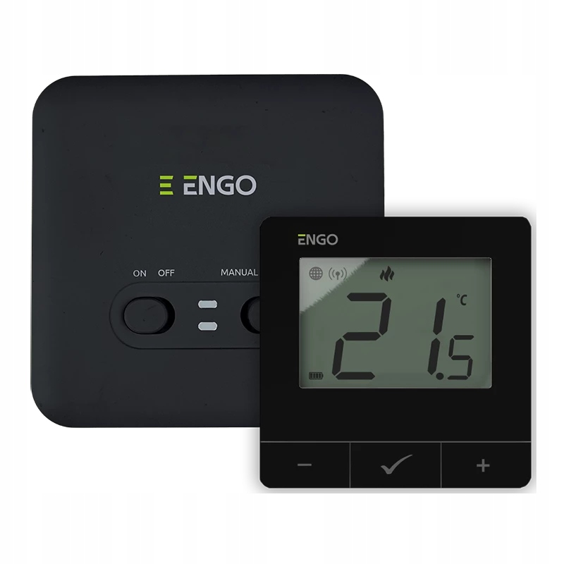 ENGO E20i-B INTERNETOWY BEZPRZEWODOWY REGULATOR TEMPERATURY WI-FI CZARNY (5905481996505) • Cena ...