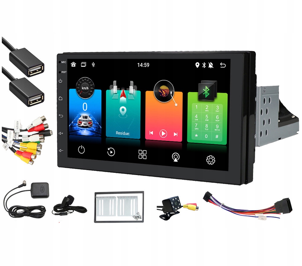 RADIO SAMOCHODOWE 1 DIN ANDROID 11 GPS KAMERA 1/32 - Sklep, Opinie, Cena w Allegro.pl