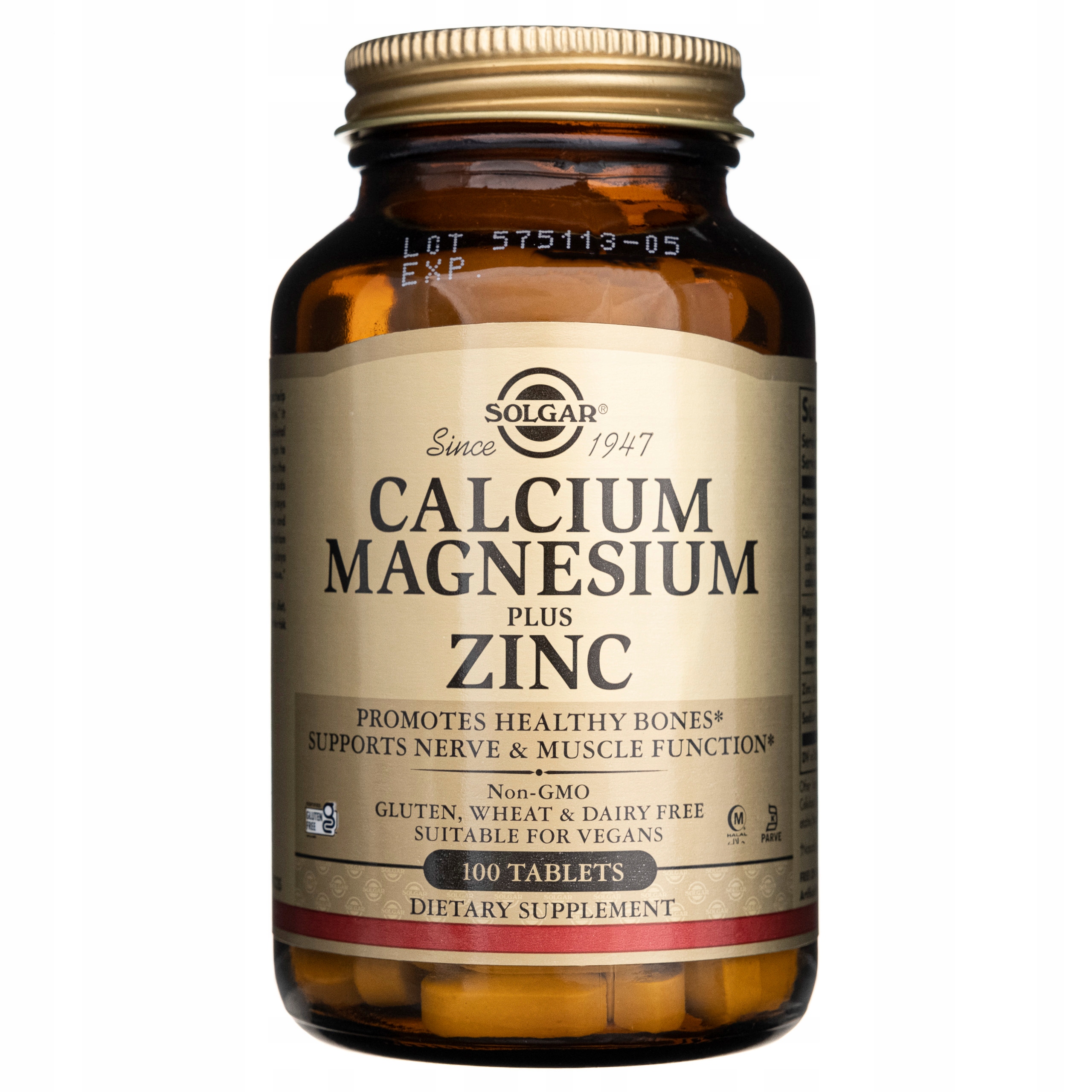 Solgar Wapń Magnez plus Cynk 100 tabletek USA 13565307125 - Allegro.pl
