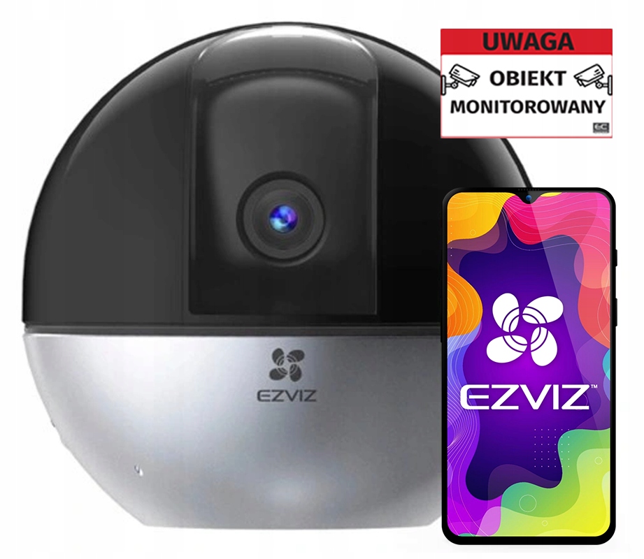 IP kamera Wifi otočná pestúnka EZVIZ C6W 2K 4Mp 360 stupňov Audio - Allegro