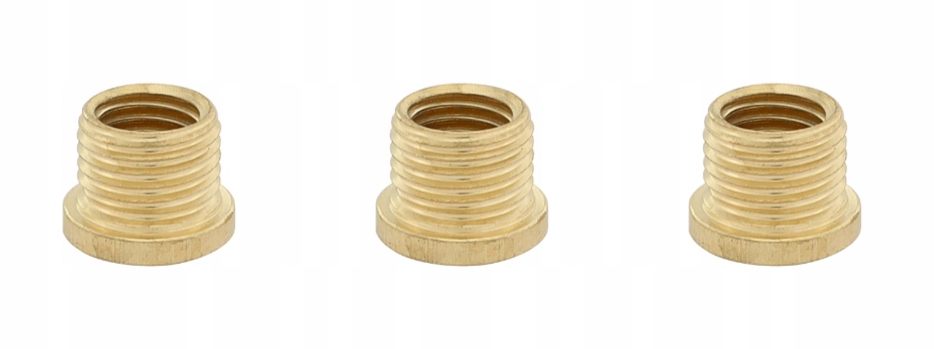 Redukcja gwintu M8x1 na M10x1 reduktor gwintu tuleja redukcyjna mosiężna (5906302613113) • Cena ...