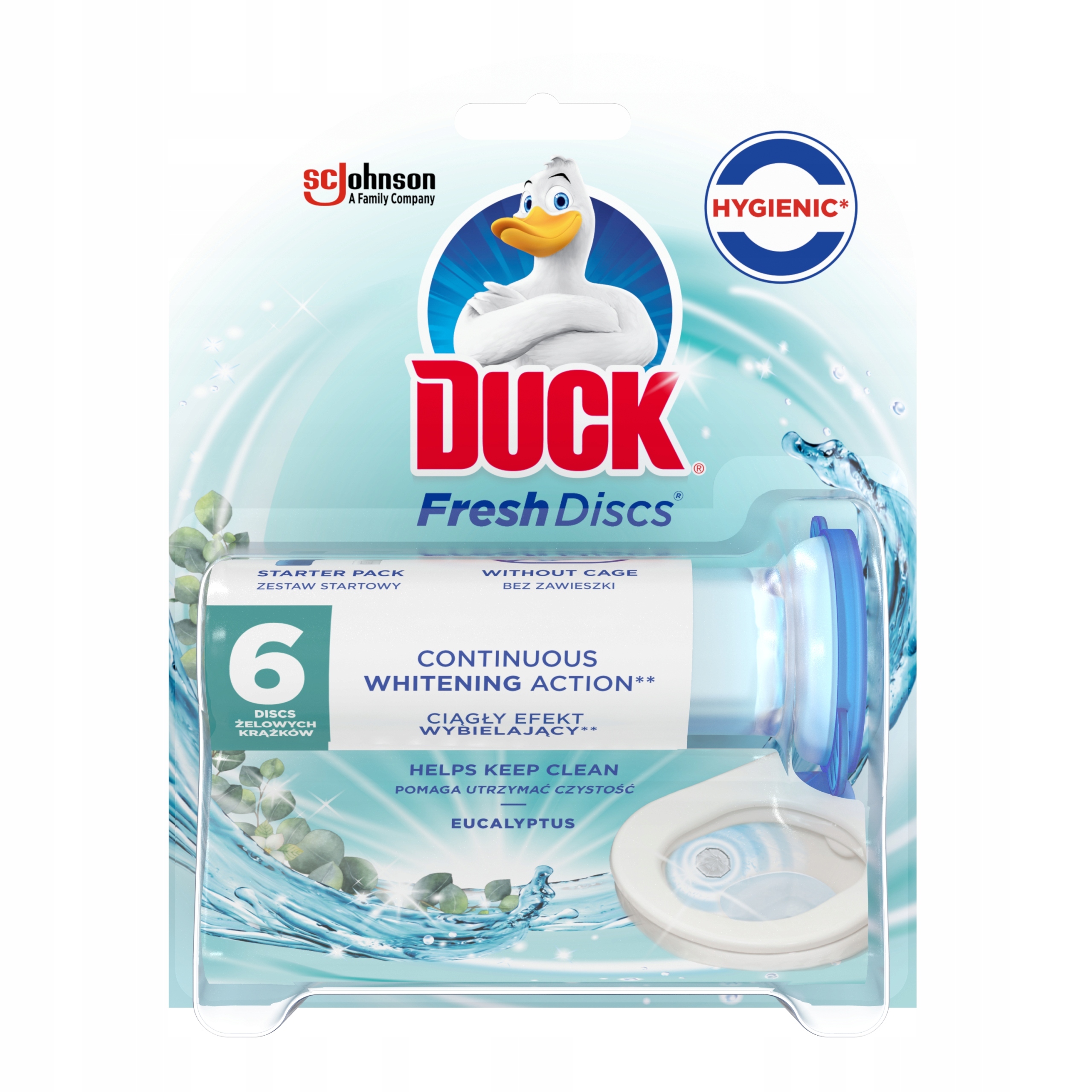 Duck Fresh Discs Krążek w żelu do czyszczenia wc Eukaliptus 36 ml ... Duck Fresh Discs Krążek w żelu do czyszczenia wc Eukaliptus 36 ml ...