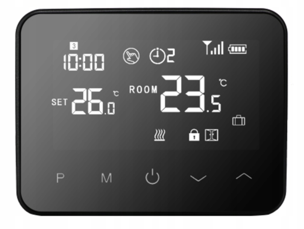 TERMOSTAT POKOJOWY REGULATOR TEMPERATURY STEROWNIK PIEC WIFI BATERIE ... TERMOSTAT POKOJOWY REGULATOR TEMPERATURY STEROWNIK PIEC WIFI BATERIE ...