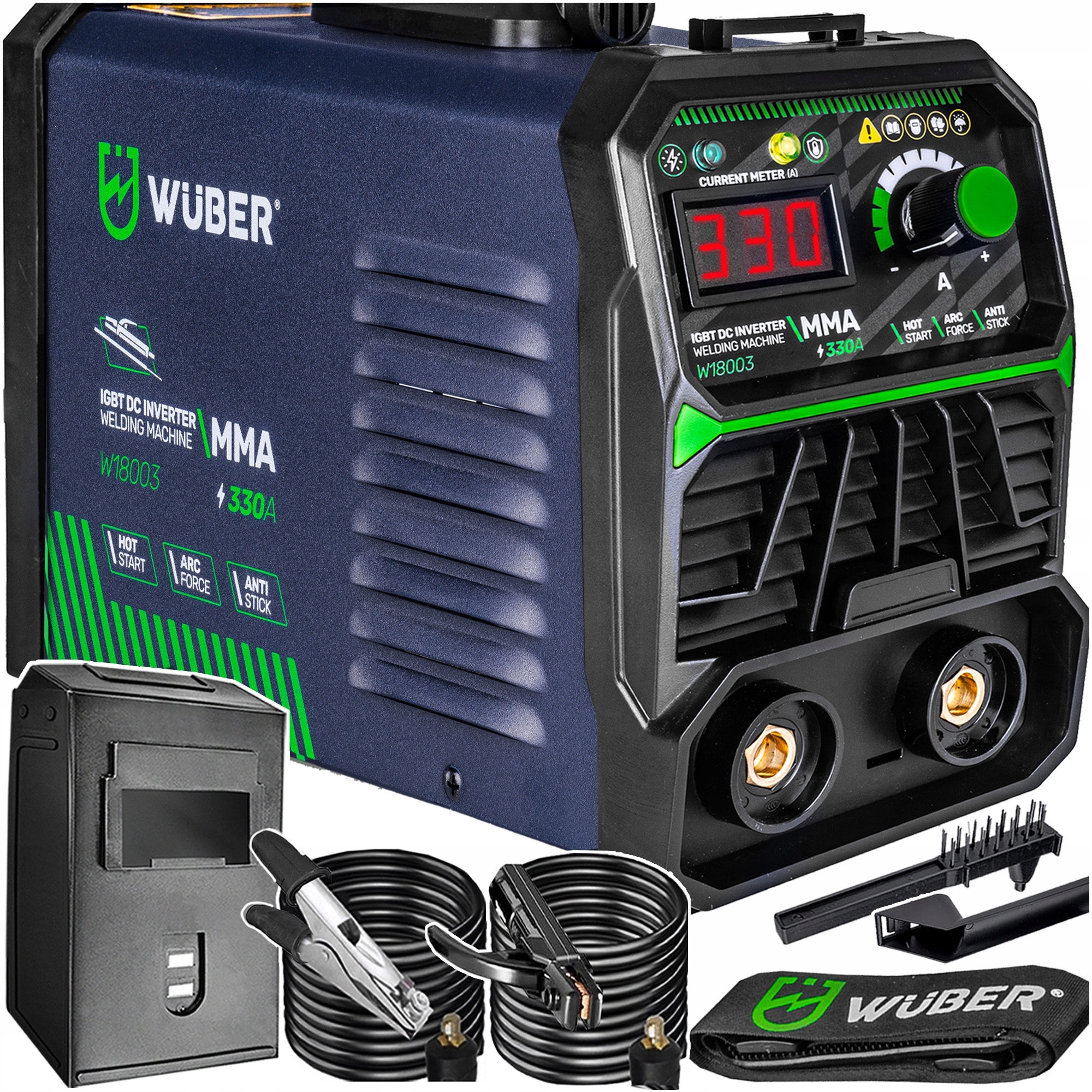 Spawarka inwertorowa Wuber 20-330 A 230 3,7 kVA (5905873300682) • Cena, Opinie • Spawarki ...