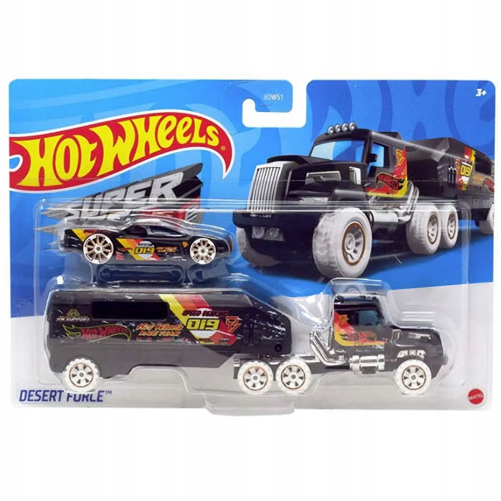 Hot Wheels Desert Force Super Rigs • Cena, Opinie - Allegro