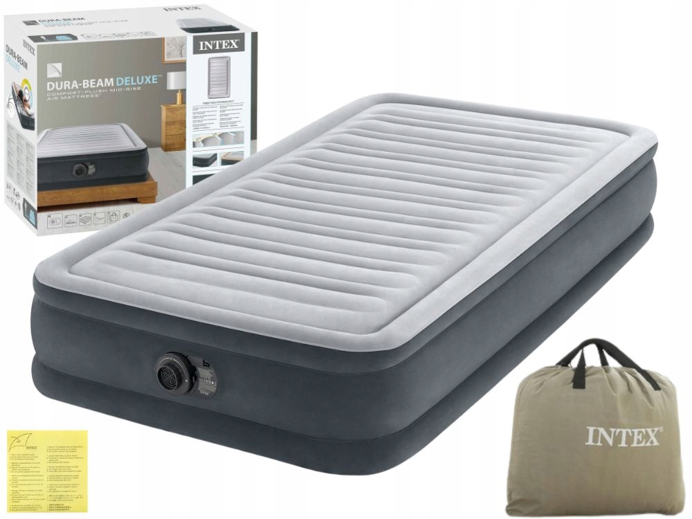Intex Materac 1 Osobowy - Niska cena na Allegro
