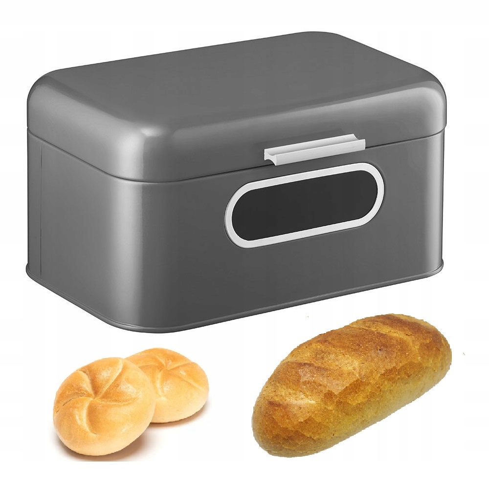 Chlebak jednoczęściowy Ambition Nordic szary stal • Cena, Opinie - Allegro