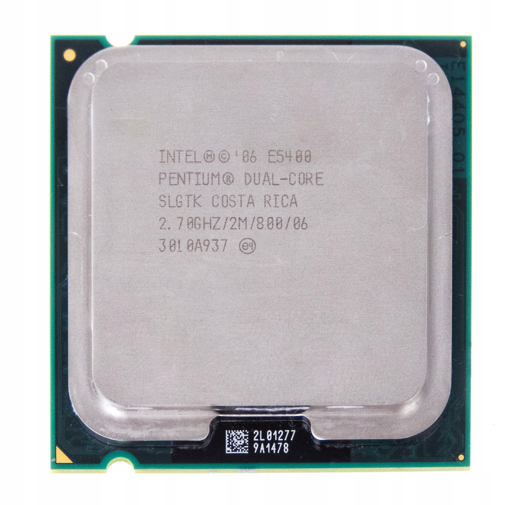 INTEL PENTIUM DUAL-CORE E5400 2.7GHz SLGTK LGA775 w Żary - Sklep ...