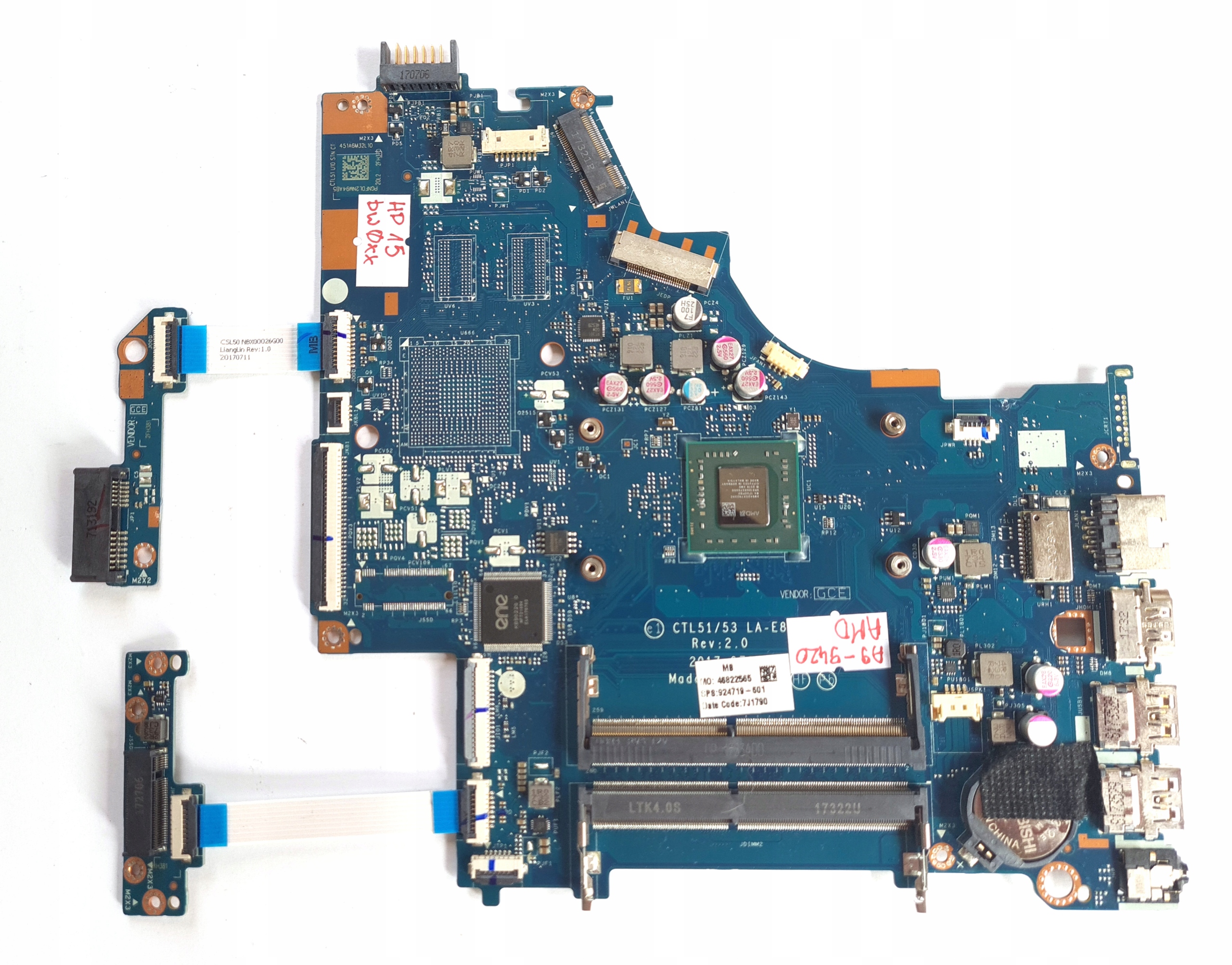 PŁYTA GŁÓWNA HP 15 / 15-BW AMD A9-9420 AMD R5 w Szczecin - Sklep ...