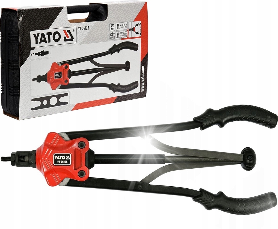 RUČNÁ NITOVAČKA PRE NITOVACIE MATICE M3-M12 YATO - Allegro