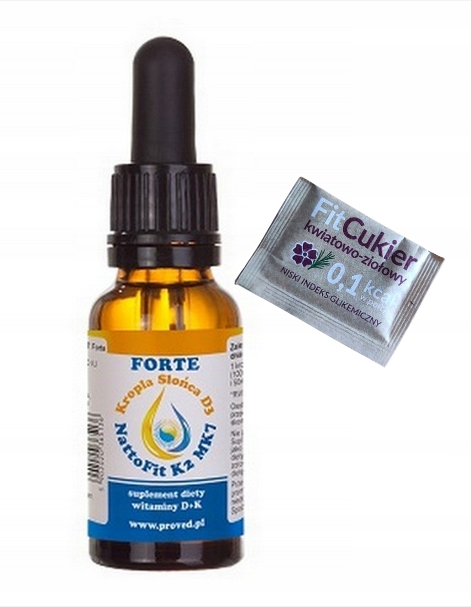 PROVED D3+K2 MK7 D2 K2 FORTE kropla słońca 20ml (5902020365136) • Cena ...