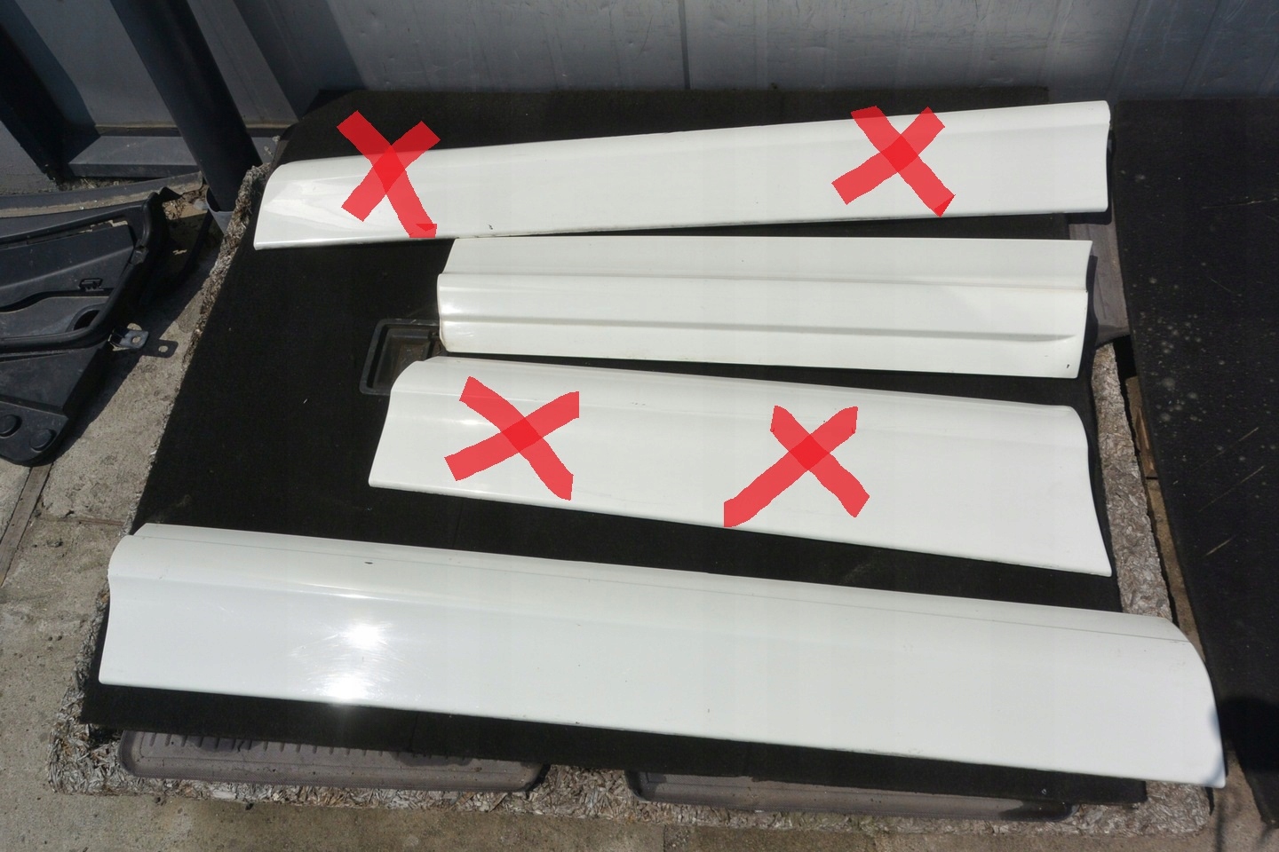 LISTWA DRZWI S-LINE PRZÓD TYŁ AUDI Q7 4L LR9A za 299.00PLN z Glogow ...